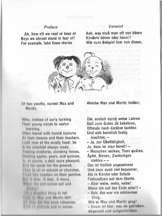 Hebroner Anzeiger: Max und Moritz diese beiden